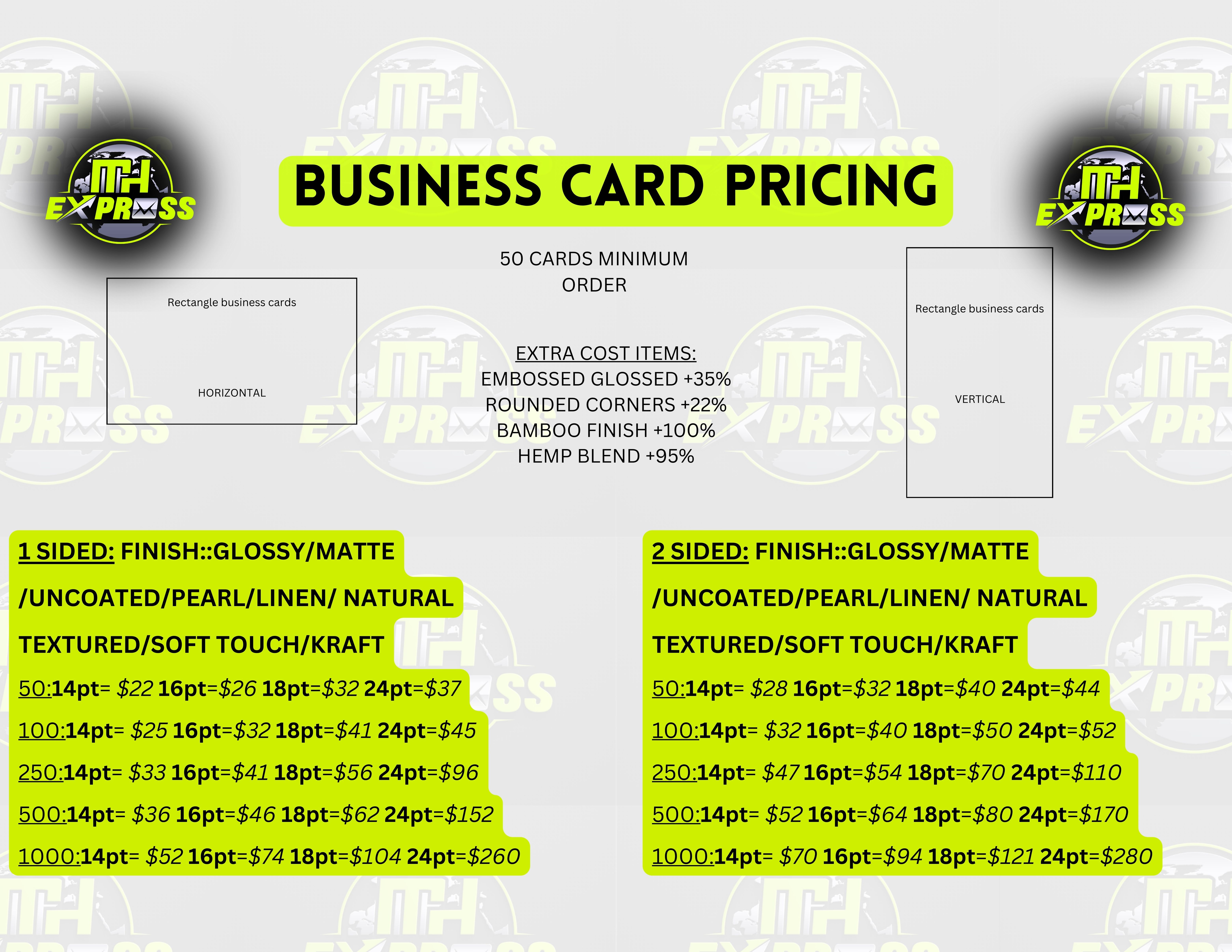 Business Cards Printing | Mint Hill, NC | Mint Hill Express